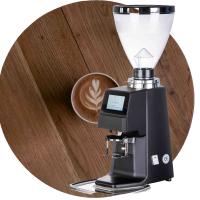 China Aluminum Commercial Coffee Grinder Flat Burr Manual for sale