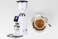 China Semi Auto Flat Burr Doserless Coffee Grinder Aluminium Body For Household for sale