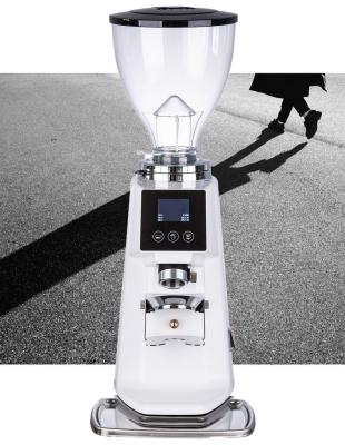 China Professional Italian Commercial Burr Coffee Grinder Full Touch LCD Display for sale