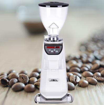 China Commercial Espresso Electric Flat Burr Coffee Grinder 64mm 1400rpm for sale