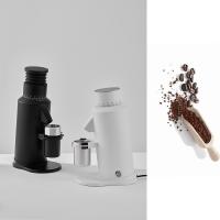 China Commercial 118*84mm Burr Coffee Grinder Black / White / Customized for sale