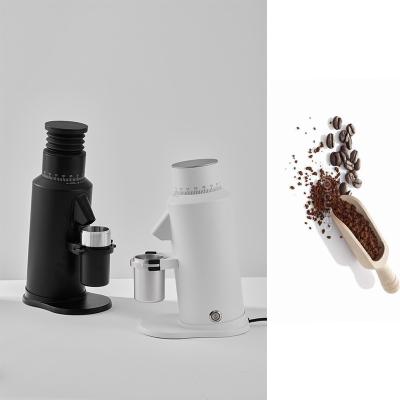 China Commercial 118*84mm Burr Coffee Grinder Black / White / Customized for sale