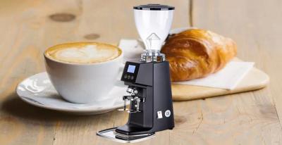 China Commercial Doserless Coffee Grinder 220V Stainless Steel With Coffee Powder Container for sale