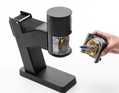 China Travel Friendly Outdoor Coffee Mill Aluminum Alloy And ABS With 50g Grinding Capacity for sale