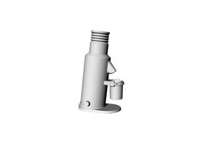 China 110V Voltage Burr Coffee Grinder With White Color And Customized Black Design for sale
