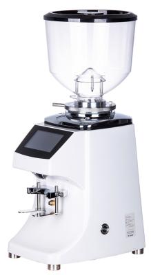 China Touch Screen Commercial Coffee Grinder 550W Power Custom Voltage Aluminium Alloy/ABS 64mm Grinding Disc for sale