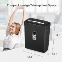 China EMC Commercial 6 Sheets A4 Cross cut paper shredder machine C220P-6 for office and home for sale