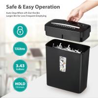 China ETL Approval Compact Paper Destruction Machine 6 Sheets Paper Shredder 13L C220P-6 for sale