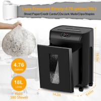 China Business Paper CD Shredder With 18Liter Bin for sale
