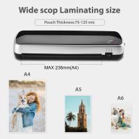 China Photo Film cold hot 80-125mic Pouch Laminator Machine for sale
