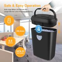 China 12 Sheet Cross Cut Shredder With 25L Bin for sale