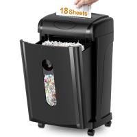 China Quiet Efficient  Heavy Duty Paper Shredder 18 Sheet Cross Cut Shredder for sale