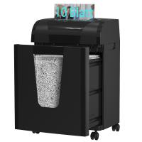 China C261P 10 Sheets Micro Cut Office Home Paper shredder Machine With 20L Bin for sale
