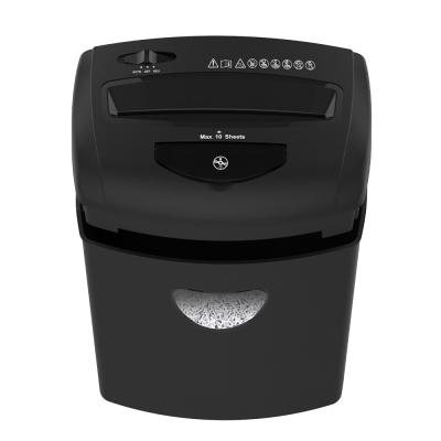 China Credit Card CD And 10 Sheets A4 Paper Shredder Machine With 21L Waste Basket Bin CD218P for sale
