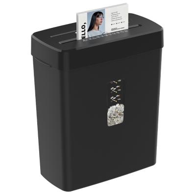 China 13L 8 sheets Overload Protection 68dB Cross Cut Office Home paper Shredder With 2 Minutes Run Time for sale