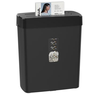 China CD222P-8 13L Home Cross Cut cd shredding 8 sheets Paper Shredder Machine With 4x39mm Cutting Size for sale