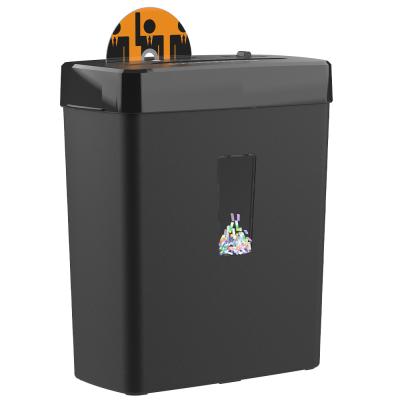 China CE EMC Certificate Cross cut cd shredding paper shredder machine P-4 with 13L waste basket bin for sale