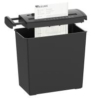 China 5 sheets A4 mini paper shredder machine for home and office use with 10L Bin S606B for sale