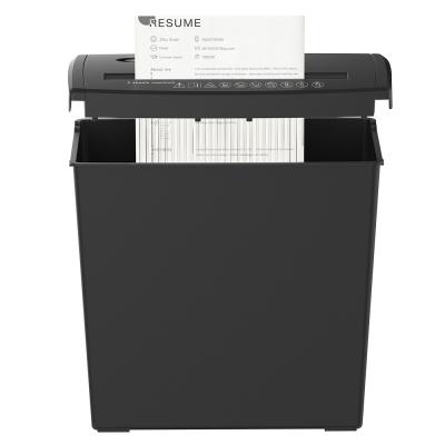 China Strip Cut Paper Shredder Machine 72dB Noise Level S606B for home with 10L for sale