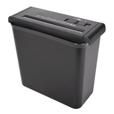 China 10l 5-Sheet Strip-Cut Mini Paper Shredder Machine Office And Home 7mm CS522S for sale