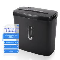 China Highoffice Security Level P4 Small Cross Cut Shredder Machine 11L Bin Capacity for home use C502P for sale