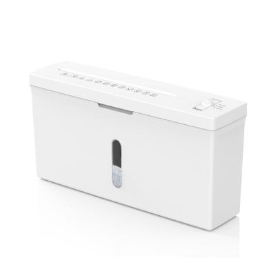 China Portable Paper Shredder For Home And Office Use White Color With 4L Basket Bin CS201C for sale