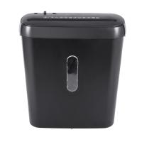 China S636B Strip Cut Electronic Paper Shredder For Home Office Use 8L 6 Sheet Shredding Machine for sale