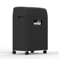 China Heavy Duty Paper Shredder 45 Minutes 18 Sheets Cross Cut Office Credit Card Shredders For Office 20-Litre Pullout Bin With 4 Casters for sale