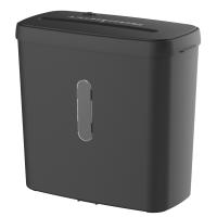 China Electric Documents Cross Cut Paper Destroy Machine C502P 6 Sheet Credit Card Shredder With 11L Mini Basket Bin for sale