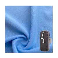China 75D Tricot Yarn Dyed Jersey Polyester Fabric 80-90gsm 142-155cm Width 4-Way Stretch For Arm Bags for sale