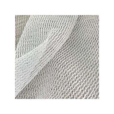 China Quadrilateral Knitted 100% Polyester Mesh Fabric 142-155cm Width 20-50gsm Weight for Sport Shoes Lining for sale