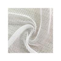 China Grey Polyester Mesh Fabric 20gsm-50gsm 142cm-155cm Width for Apparel and Uniform Manufacturing for sale
