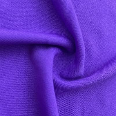 China Plain Jersey Knit Fabric 100D/192F 30DSP Yarn Count 155cm Width Moisture Wicking for sale