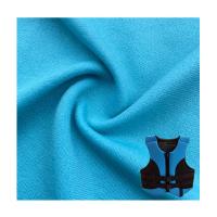 China Custom 4 Way Stretch Soft Waterproof Single Jersey Elastic Tricot Fabric 142cm 95gsm for Life Jacket for sale