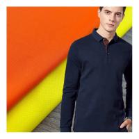 China Flame Retardant Pique Fabric 100% Polyester for POLO Shirts 150-180cm Width for sale