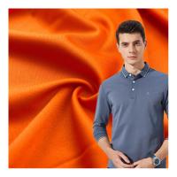 China 200gsm 100% Polyester Pique Knitted Fabric 150cm Wide for Breathable Polo Shirts for sale