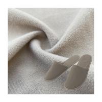China Soft Knitted Micro Lining Velvet Fabric 145-155cm Width 105-180gsm for Bath Slippers and Clothing for sale