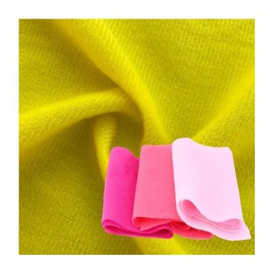 China Knitted Polyester Velvet Fabric 105-180gsm with Color Fastness Grade 3-4 for Bags and Clothing for sale