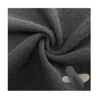 China 100% Polyester Soft Knitted Velvet Fabric Customized With Plain Dyed Pattern for sale