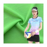 China 100% Polyester Bird Eye Knit Fabric 150cm Width 140gsm Activewear Mesh for Cycling Jersey for sale