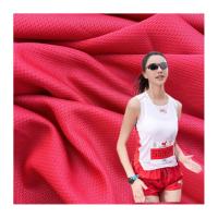 China 100% Polyester Bird Eye Knitted Fabric 140-160gsm 150-180cm Width for Sports T-Shirts and Basketball Uniforms for sale