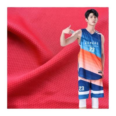 China 140-160gsm Bird Eye Mesh Fabric 100% Polyester 150-180cm Width for Sportswear and Athletic Apparel for sale