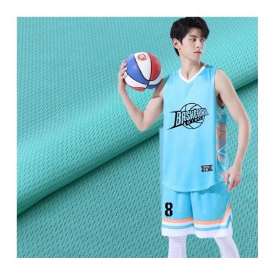 China 100% Polyester Bird Eye Fabric 150cm Wide Breathable Wicking Knit for Activewear Ball Suit for sale