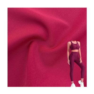 China Medium Weight Anti UV Four Way Stretch Nylon Spandex Fabric 170-200gsm for Yoga Wear and Swimwear for sale
