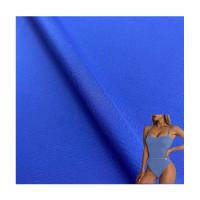 China Waterproof 40D Knitted Nylon Spandex Elastic Plain Swimsuit Fabric 142cm 170gsm for sale