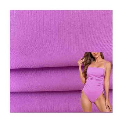 China Nylon Spandex Jersey Fabric 170-200gsm Four-Way Elastic Swimsuit Material 142cm Width for sale