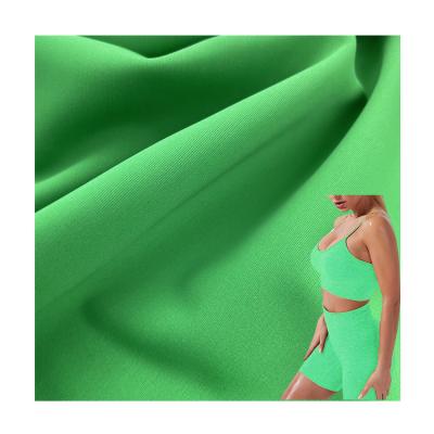 China Tear Resistant Nylon Spandex Jersey Knitted Fabric 81 Nylon 19 Spandex 142cm 170gsm for Yoga Wear for sale