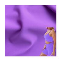 China 81% Nylon 19% Spandex Waterproof Lycra Fabric 142cm 170gsm for Yoga Wear Knitted Moisture Absorbing for sale