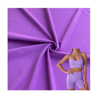 China 40D Elastic Textured Jersey Fabric Wrinkle Resistant 81 Nylon 19 Spandex 142cm Width for Swimwear Yoga Clothes for sale