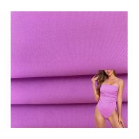 China Nylon Spandex Swimwear Yoga Fabric 19% Spandex 81% Nylon 40D Breathable 142cm for sale